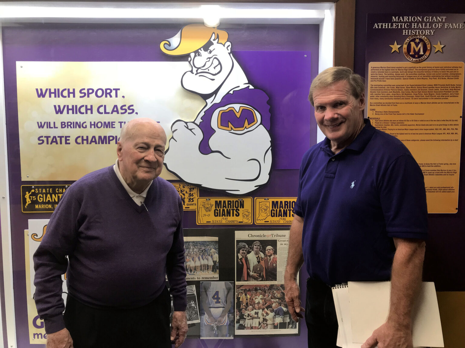 Jack and Dave Colescott create MHSAA scholarship fund - Marion High ...